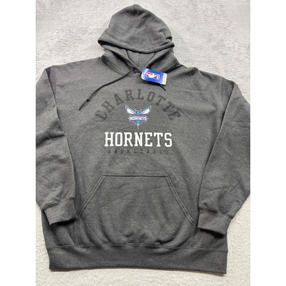 NBA | Shirts | Nba Charlotte Hornets Mens Basketball Hoodie Charcoal ...